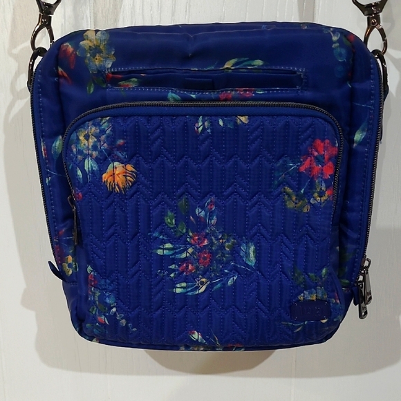 lug | Bags | Lug Ranger Crossbody Purse Handbag In Bouquet Blue Pattern ...